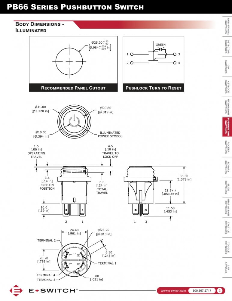 PB66 Series datasheet page 2