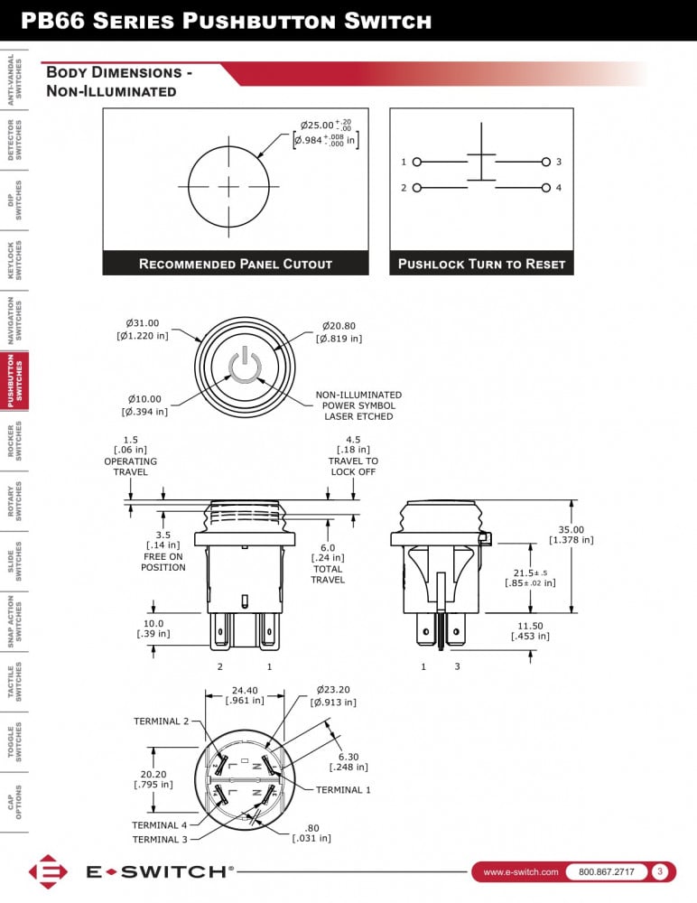 PB66 Series datasheet page 3