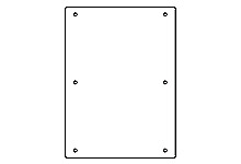 Enclosure, Die-cast Aluminum, S-8100 Series, without External Mounting Flanges, 330 x 230 x 181mm Outside Dimensions, Light Grey RAL 7035