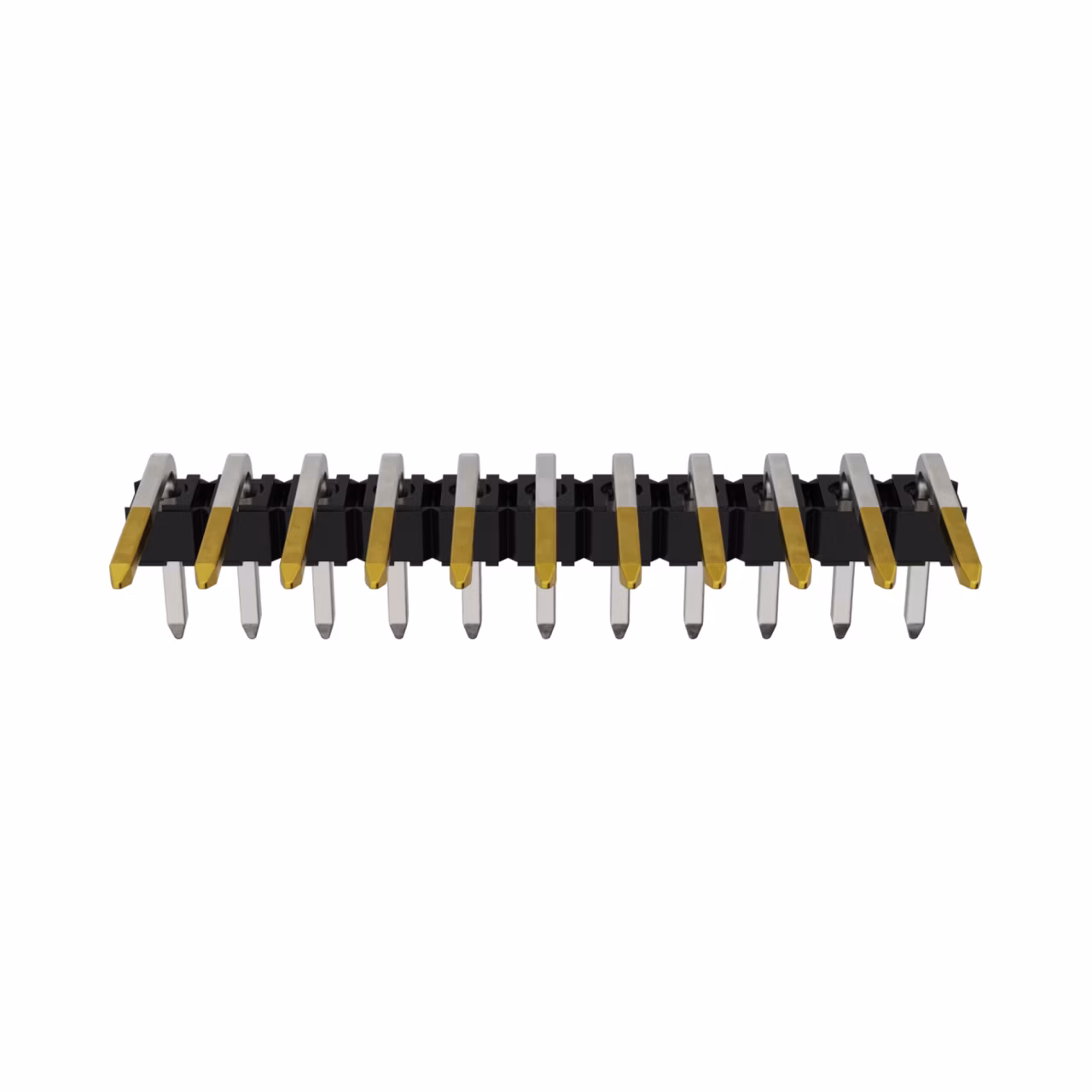 KK 254 Breakaway Header, Right-Angle, 11 Circuits, 0.76µm Gold (Au) Plating, Mating Pin Length 9.17mm, with Kinked PC  Tails, Bag for sale