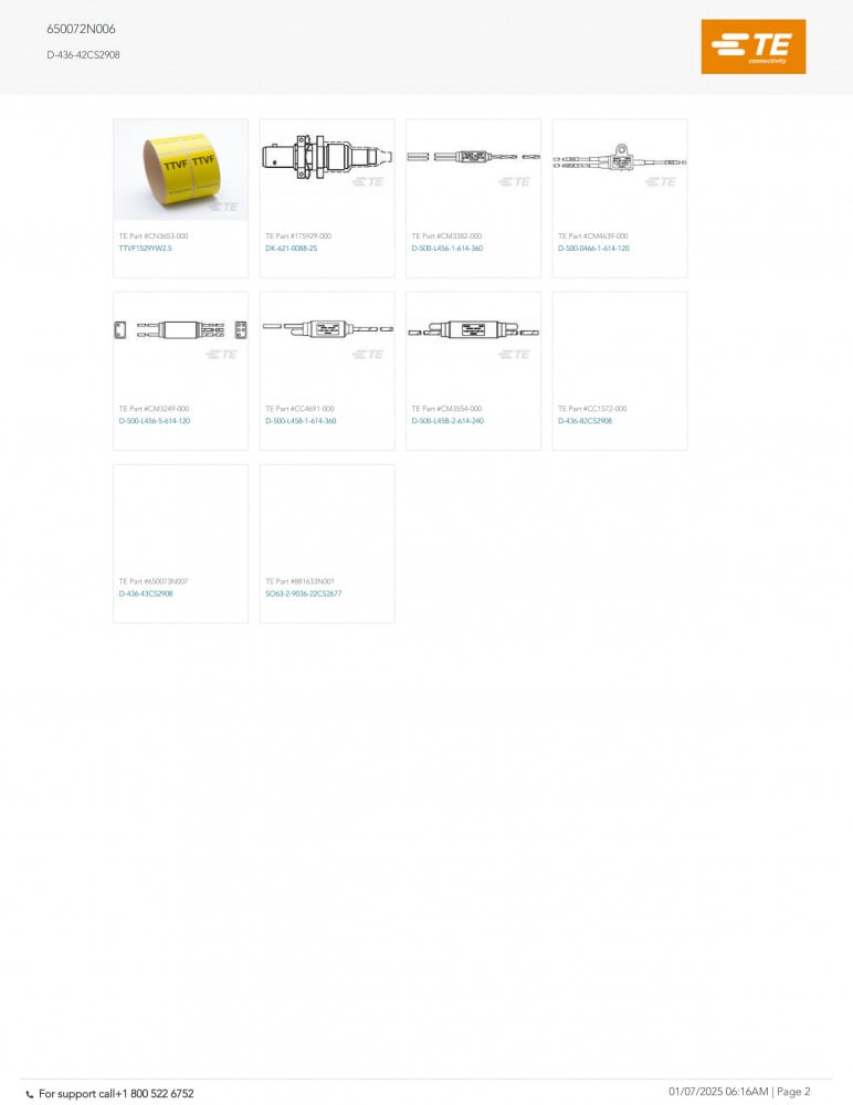 650072N006 technical document page 2