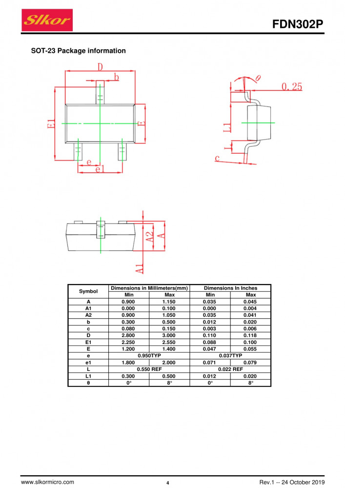 FDN302P datasheet page 4