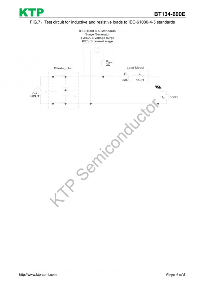 BT134-600E datasheet page 4