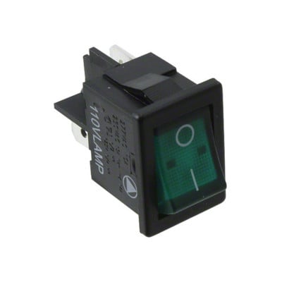 Bulgin H8553VBBG3-080W Rocker Switch