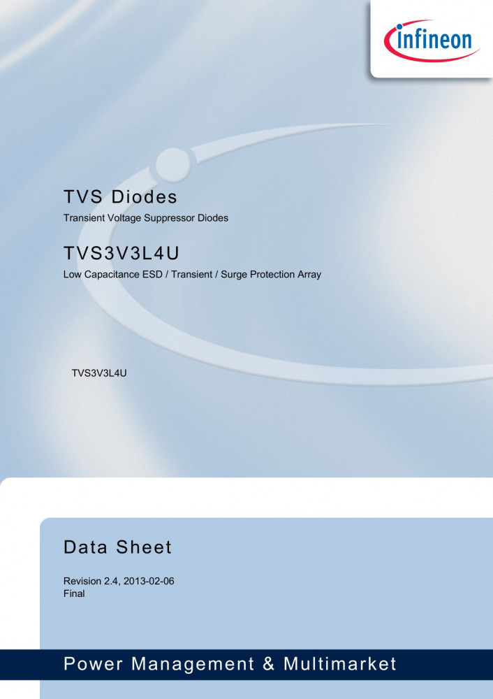 TVS3V3L4U datasheet page 1