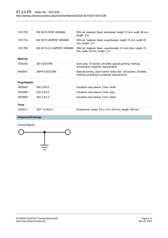 ST 2,5-PE technical document page 4