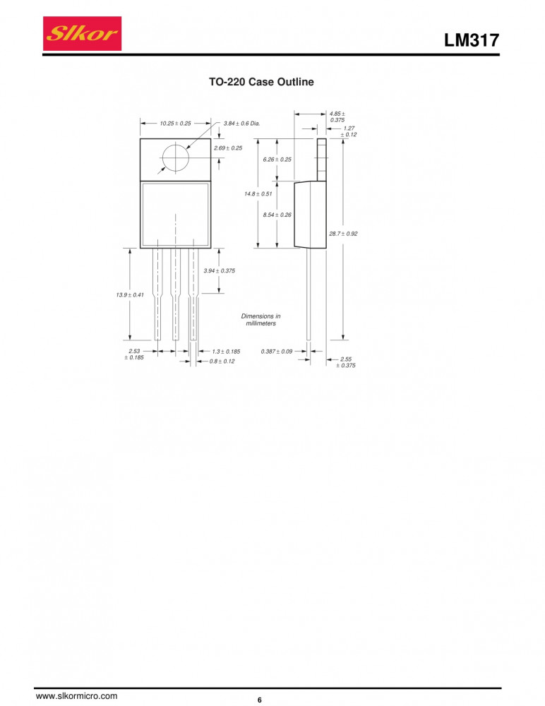 LM317 datasheet page 6