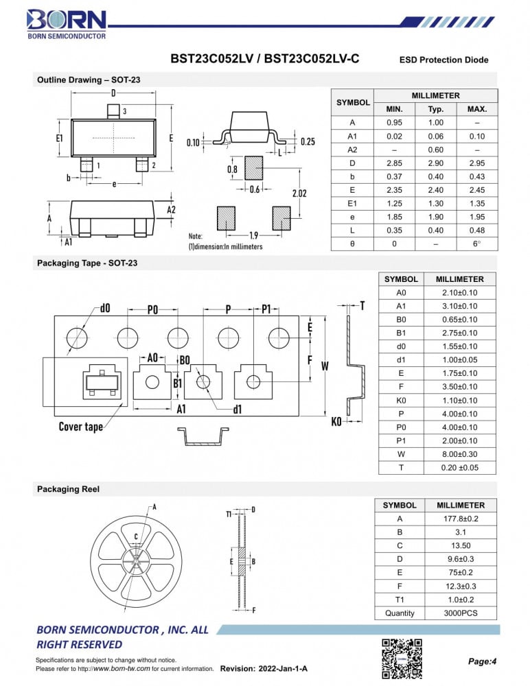BST23C052LV datasheet page 4