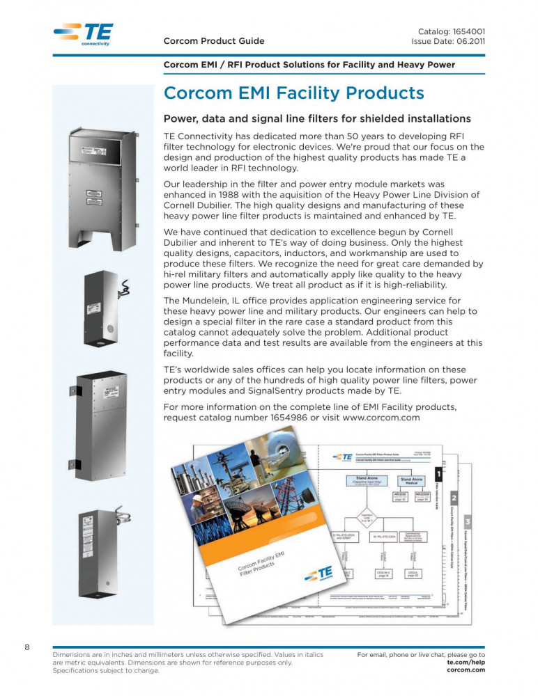 Corcom product guide page 10