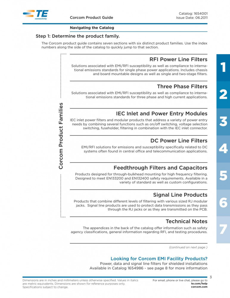 Corcom product guide page 5