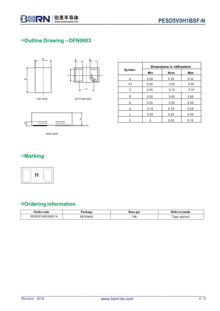 PESD5V0H1BSF-N datasheet page 4