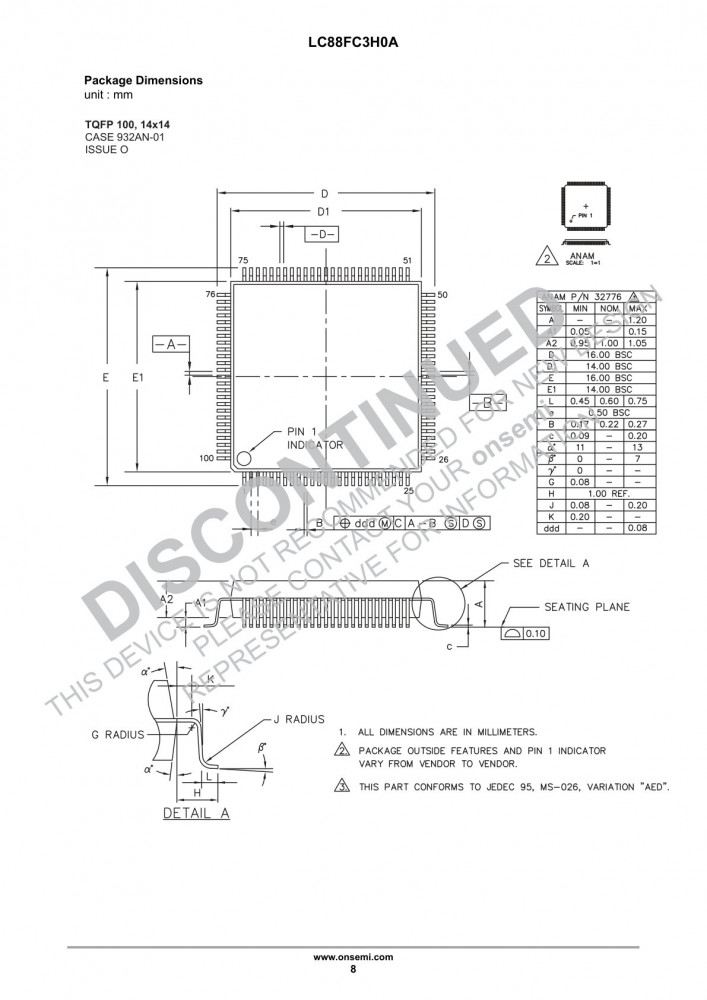 LC88FC3H0A technical document page 8