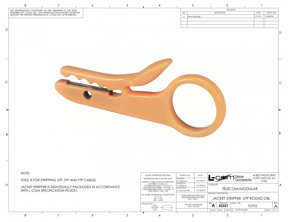 L-com TCPT2 technical document preview