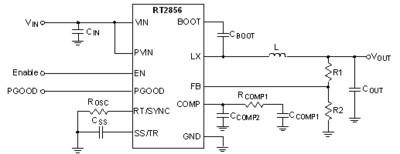 RT8287 - 3A, 21V 500kHz Synchronous Step-Down Converter