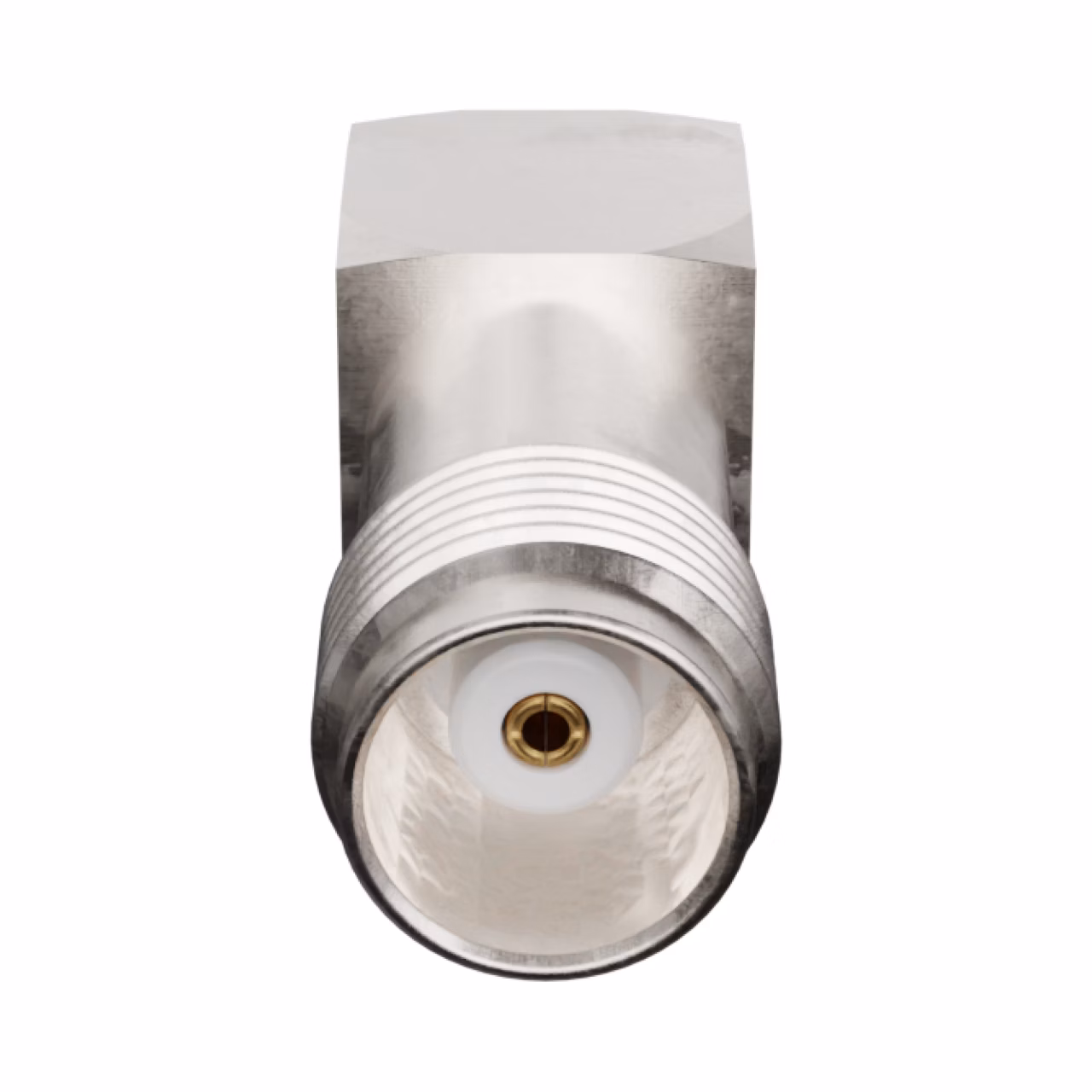 TNC Jack, Right-Angle, PCB Receptacle, Through Hole, Brass Body, Nickel (Ni) Plated, Tray, 50 Ohms for sale