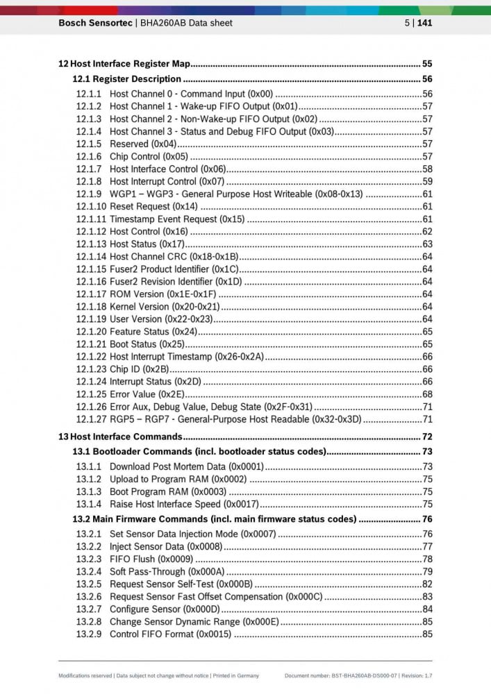 BHA260AB datasheet page 5