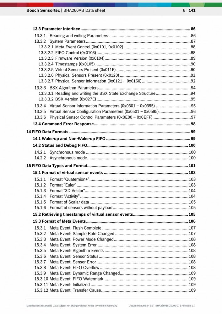 BHA260AB datasheet page 6