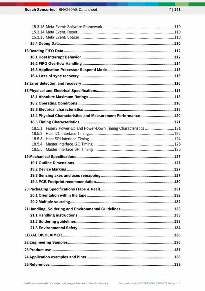BHA260AB datasheet page 7