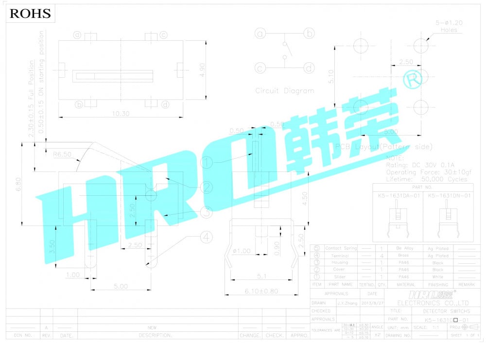 K5-1631DA-01 technical document