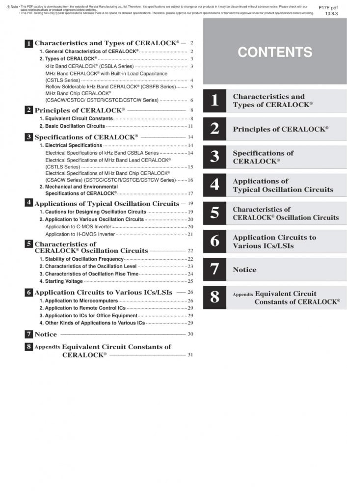 Murata CERALOCK application manual page 3