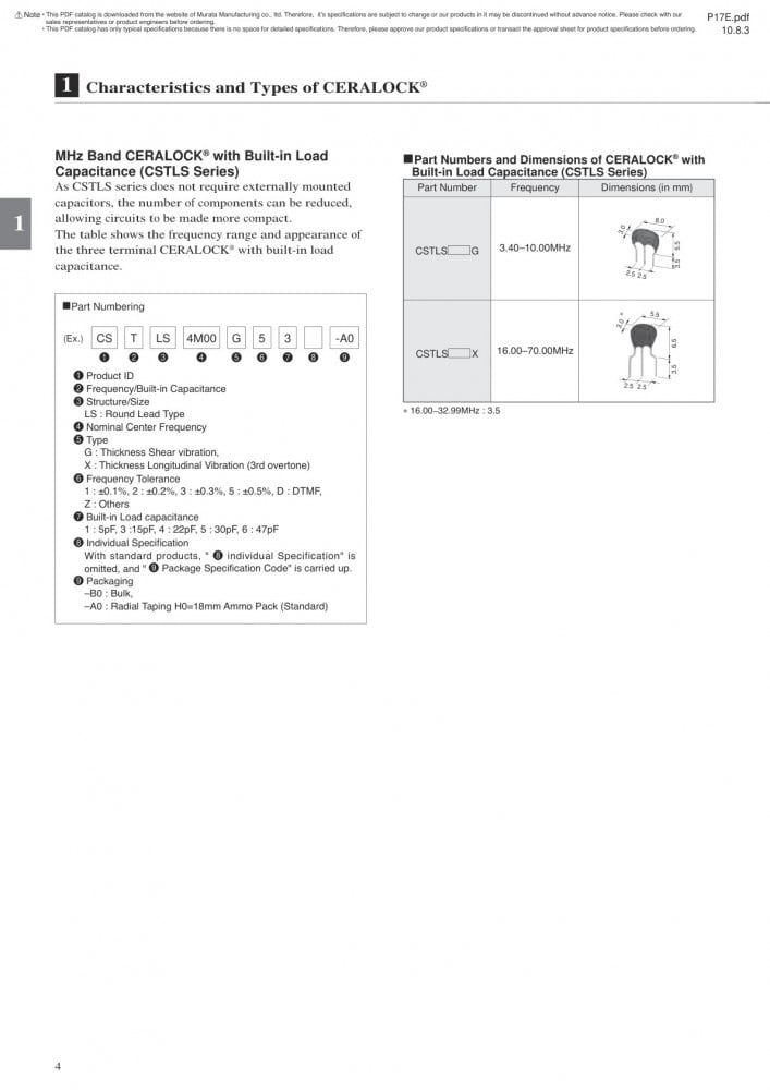 Murata CERALOCK application manual page 6