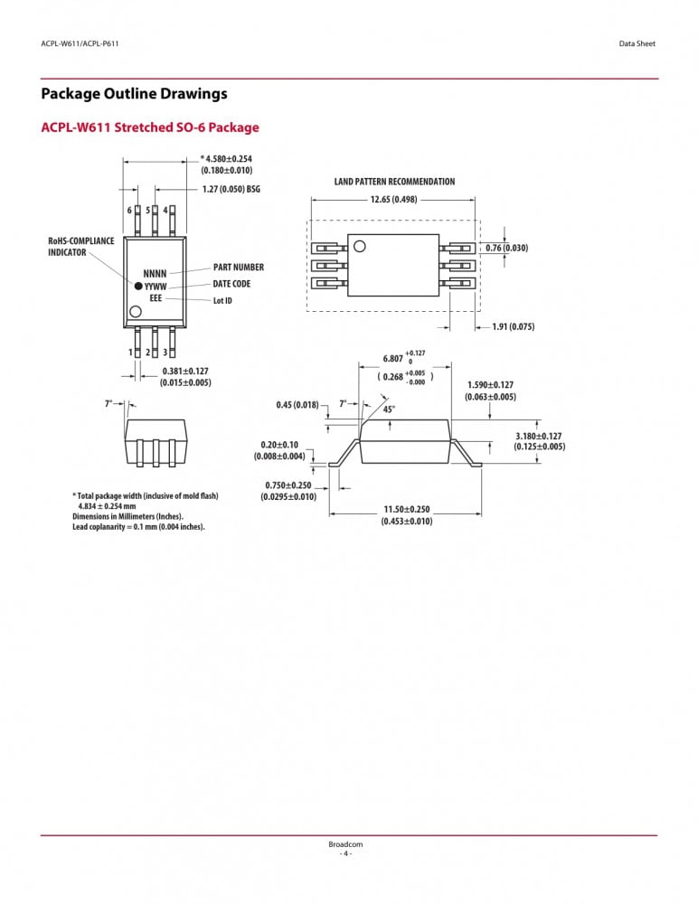 ACPL-W611-560E datasheet page 4