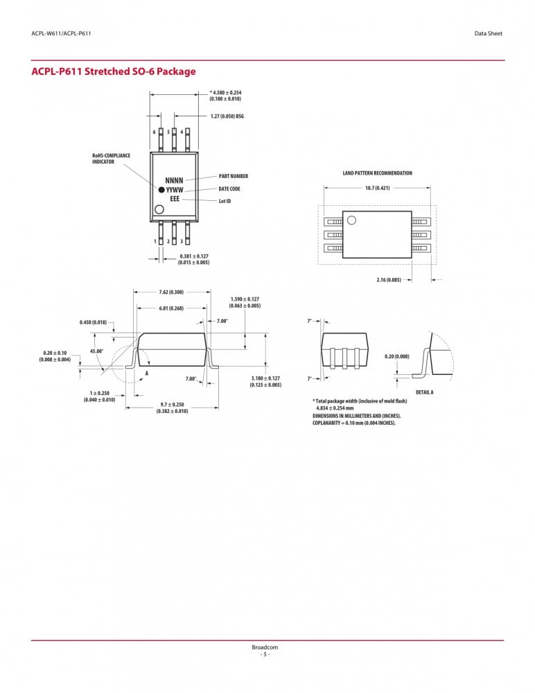 ACPL-W611-560E datasheet page 5