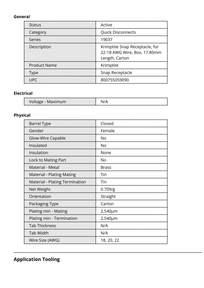 MOLEX product document image, page 2
