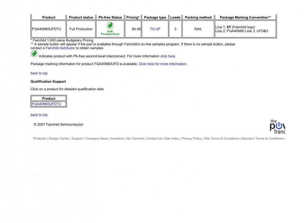 FGA40N60UFDTU datasheet page 10