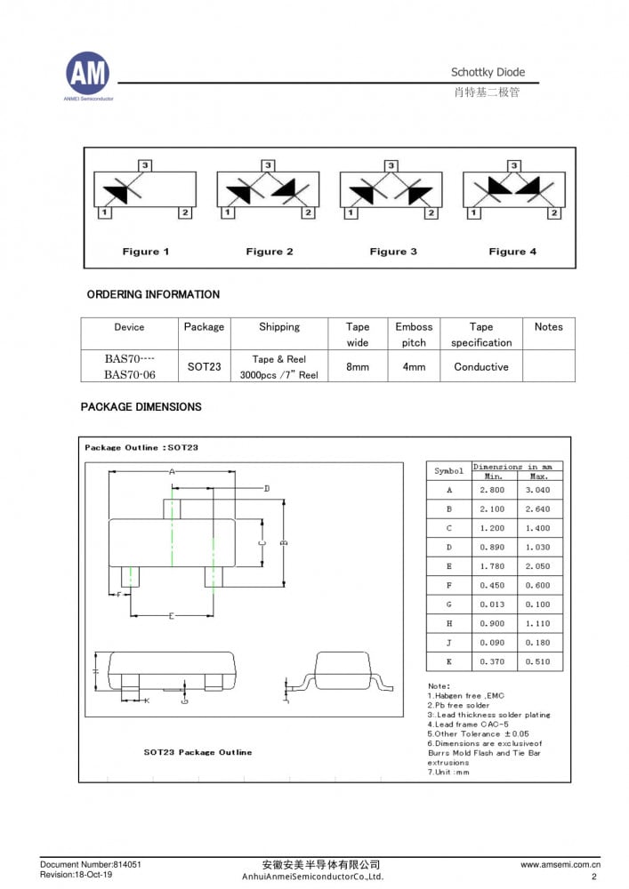 BAS70-04 datasheet page 2