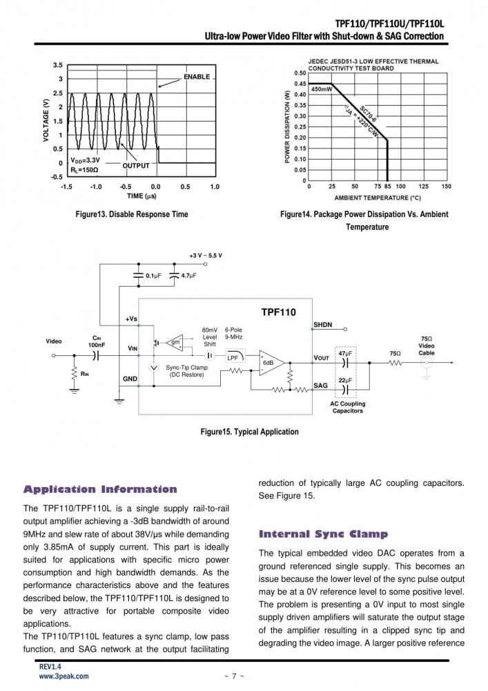TPF110-CR datasheet page 7