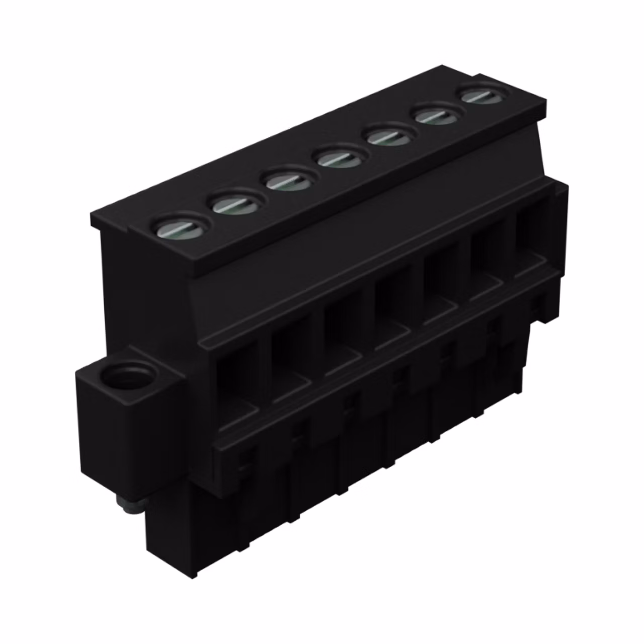 5.00mm Pitch Eurostyle Vertical Plug, with Retention Screws, Front Wire Entry, 7 Circuits for sale