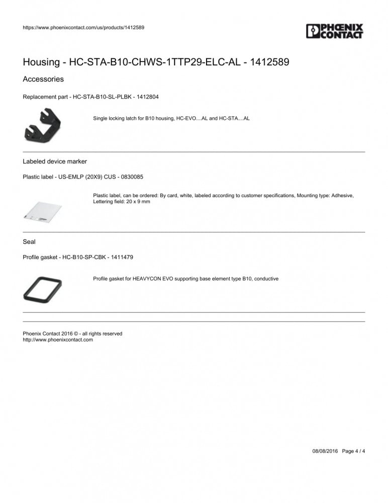 Phoenix Contact 1412589 technical document page 4