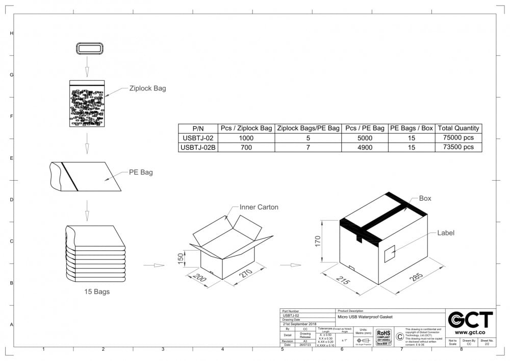 USBTJ-02 product drawing, page 2