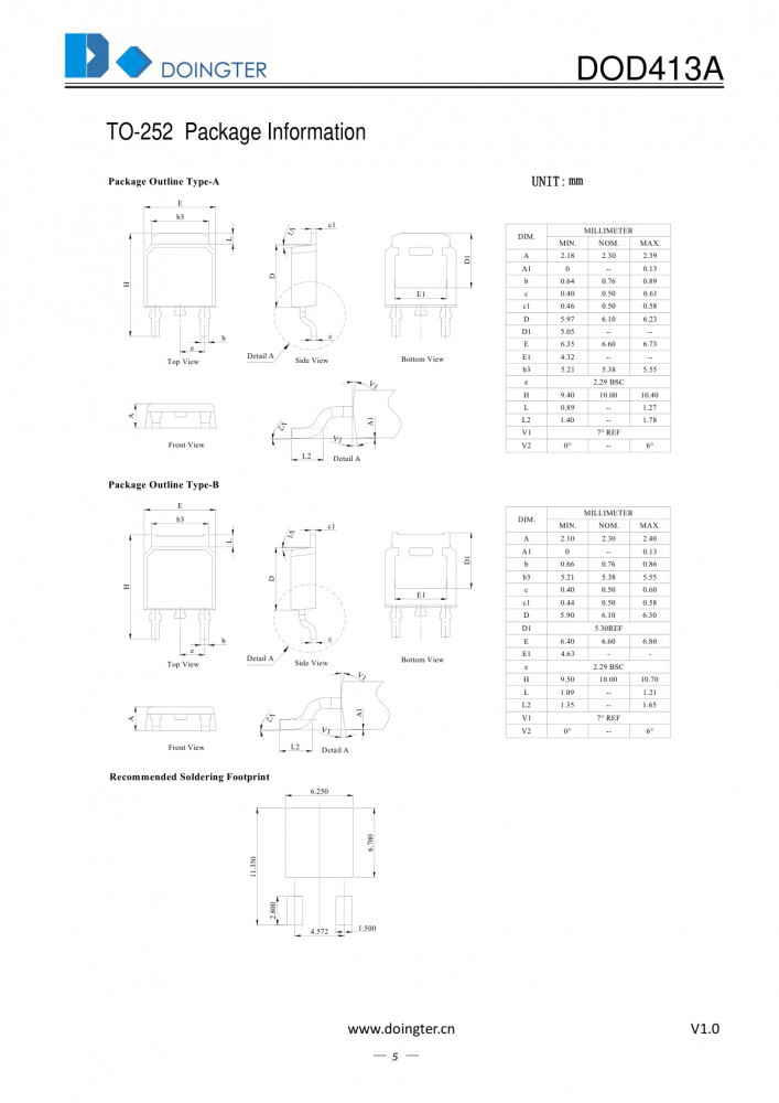 DOD413A datasheet page 5