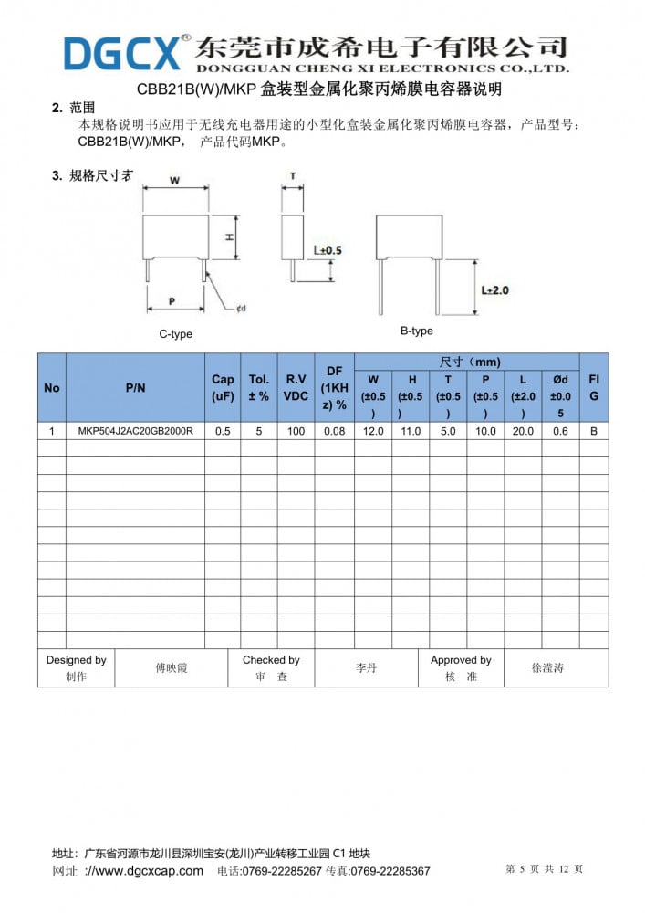 DGCX technical document page 5