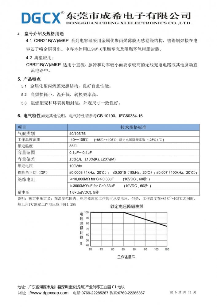 DGCX technical document page 6
