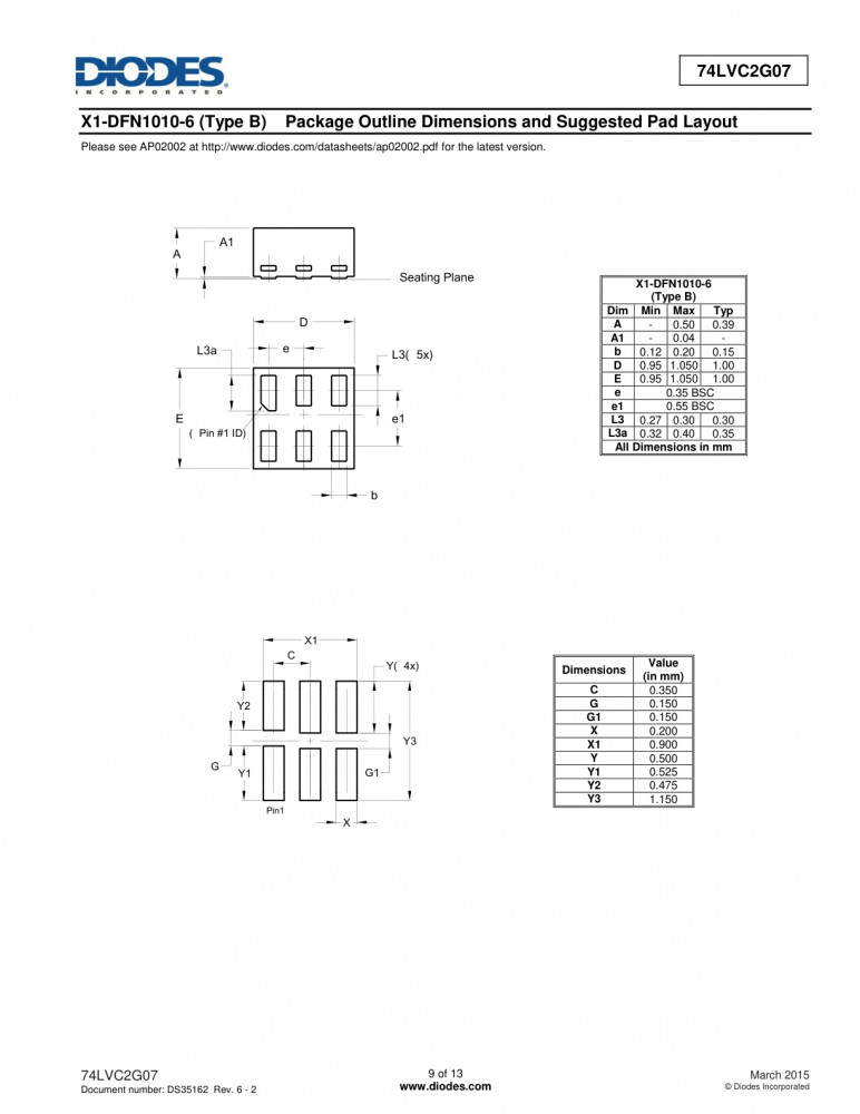 74LVC2G07FW5-7 datasheet page 9
