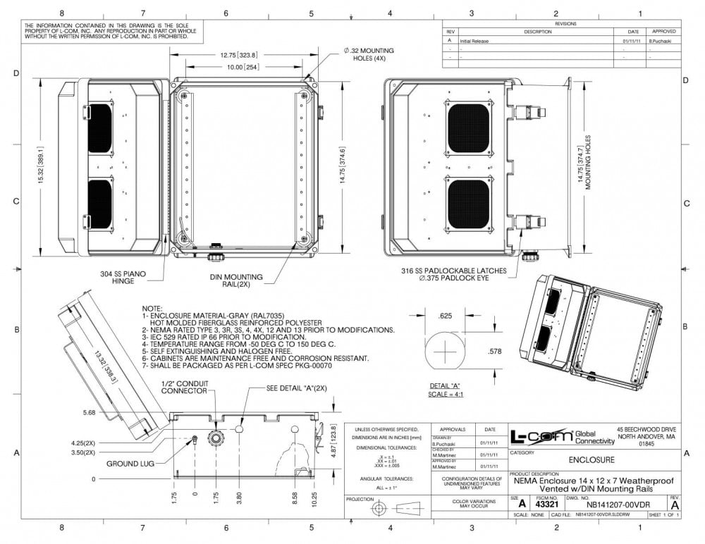 NB141207-00VDR technical document page