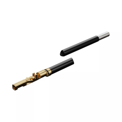 Pre-Crimped Lead Micro-Fit 3.0 Female-to-Pigtail, Gold (Au) Plating, 75.00mm Length, 18 AWG, Black for sale