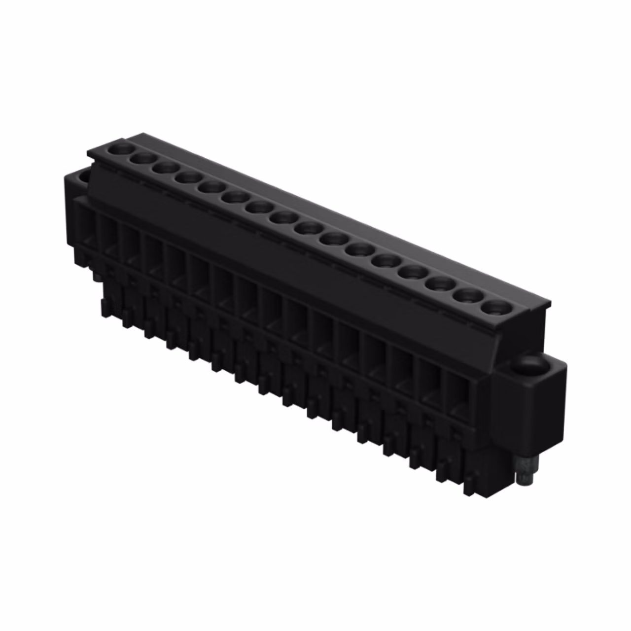 3.50mm Pitch Eurostyle Vertical Plug, with Retention Screws, Front Wire Entry, 16 Circuits for sale