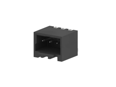 1.50mm Pitch, Pico-SPOX PCB Header, Single Row, Vertical, Surface Mount, Tin (Sn) Plating, Friction Lock, 3 Circuits, Tape and Reel, with Cap, Black