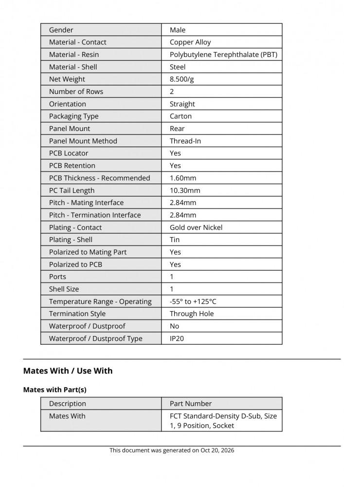 MOLEX 1731090824 technical document preview, page 3
