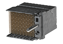 Impact 100 Ohm 6 Pair RAM Right-Angle Header, Left Guided, Right Endwall, 14 Columns, 252 Circuits, Pin Length 5.50mm, Plated Through Hole Dimension 0.46mm, Lead-Free