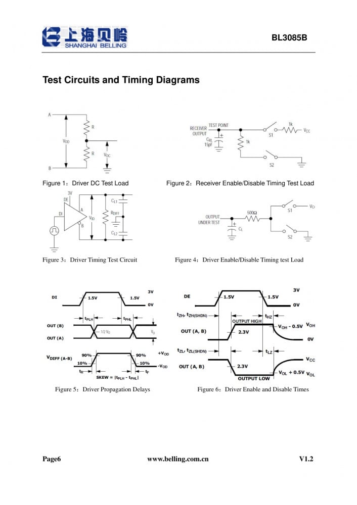 BL3085B datasheet page 6