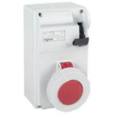 Combined unit P17 - w/o rail 125x220 - IP 55 - 380/415 V~ - 16 A - 3P+N+E for sale