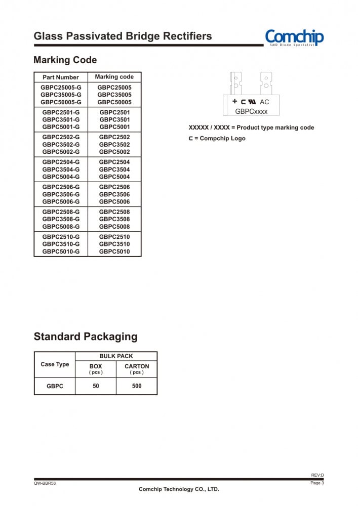 GBPC3504-G datasheet page 3