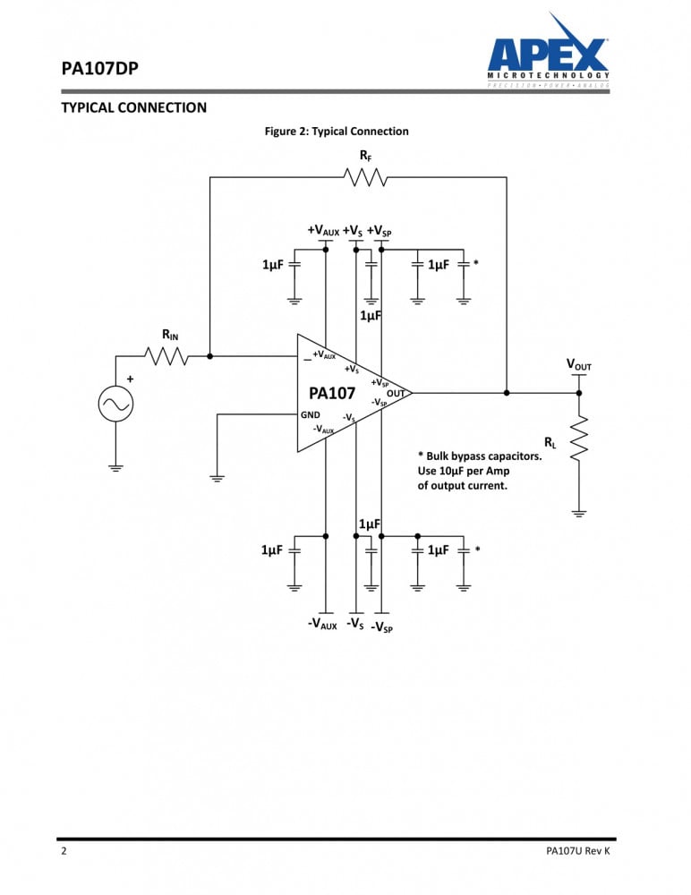 PA107DP datasheet page 2