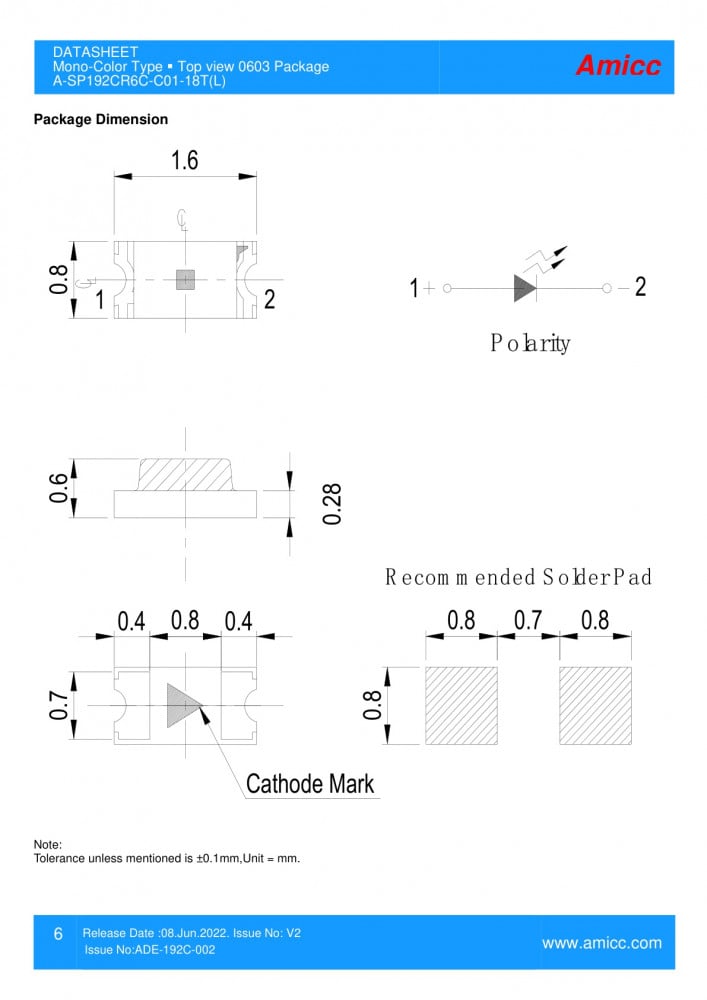 A-SP192CR6C-C01-18T(L) datasheet page 6