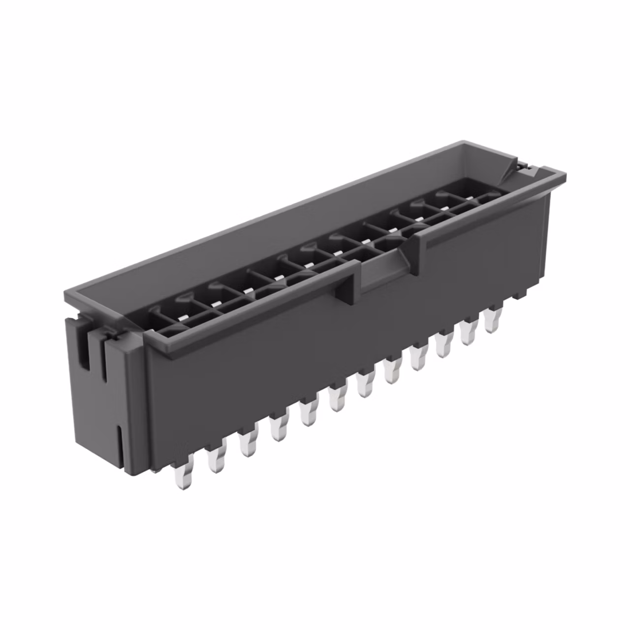 Mini-Fit BMI Header, Compliant Pin Interface, Dual Row, Vertical, 10 Circuits, 6.25mm Tail Length, Gold (Au) Plating